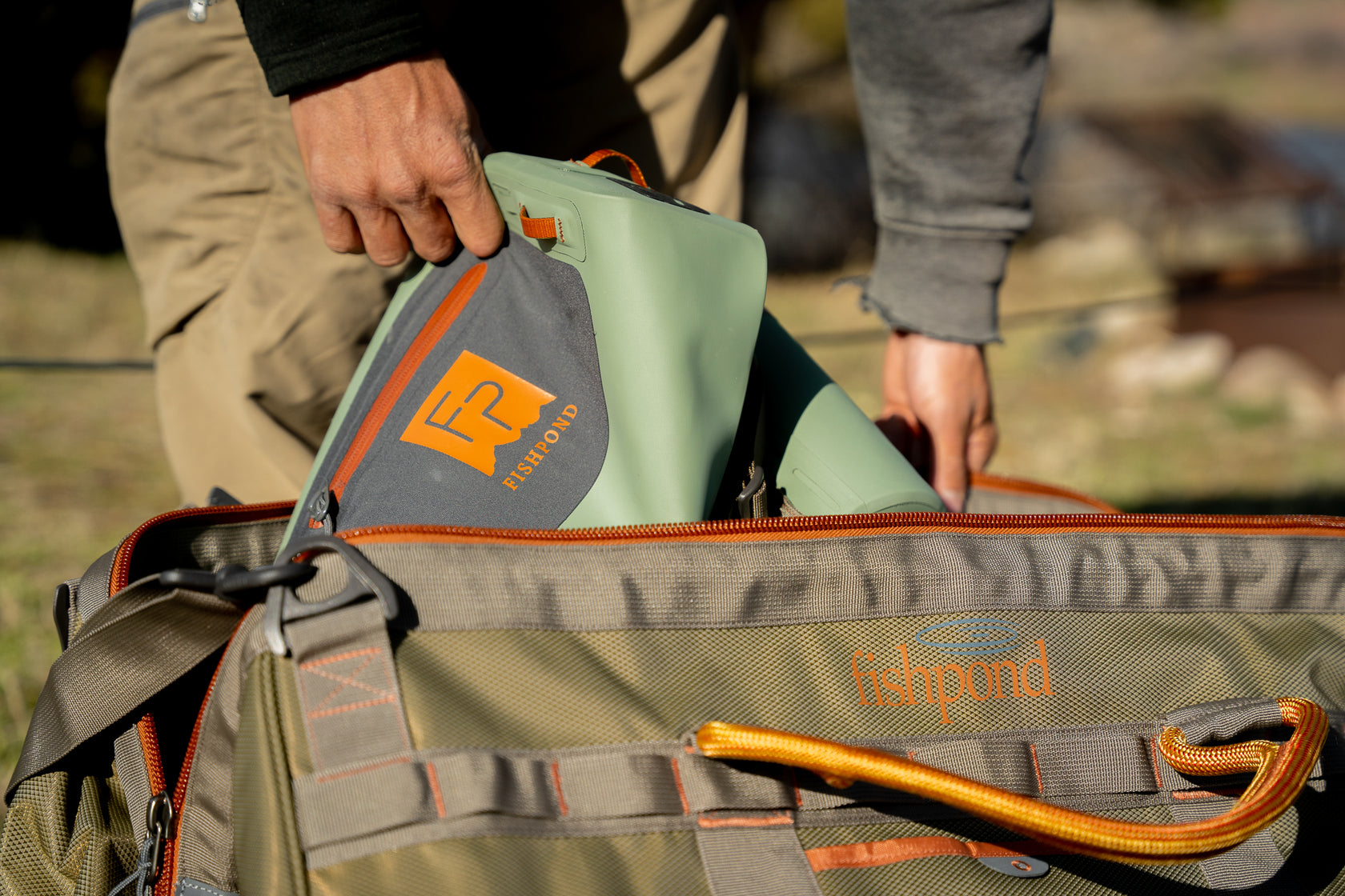 Cimarron Wader Duffel - Sand – Fishpond